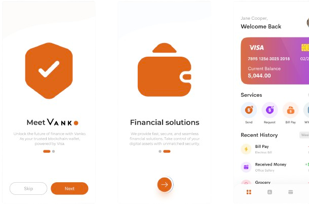 Vanko - The Blockchain Wallet, Backed by Visa